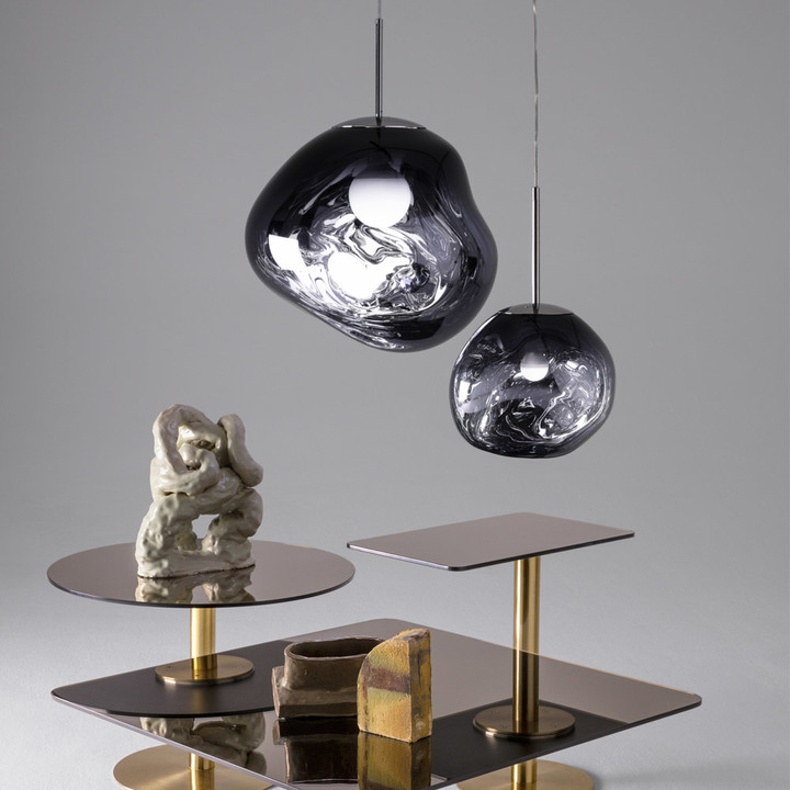 Melt-pendants-tom-dixon-chandelier | the living habitat